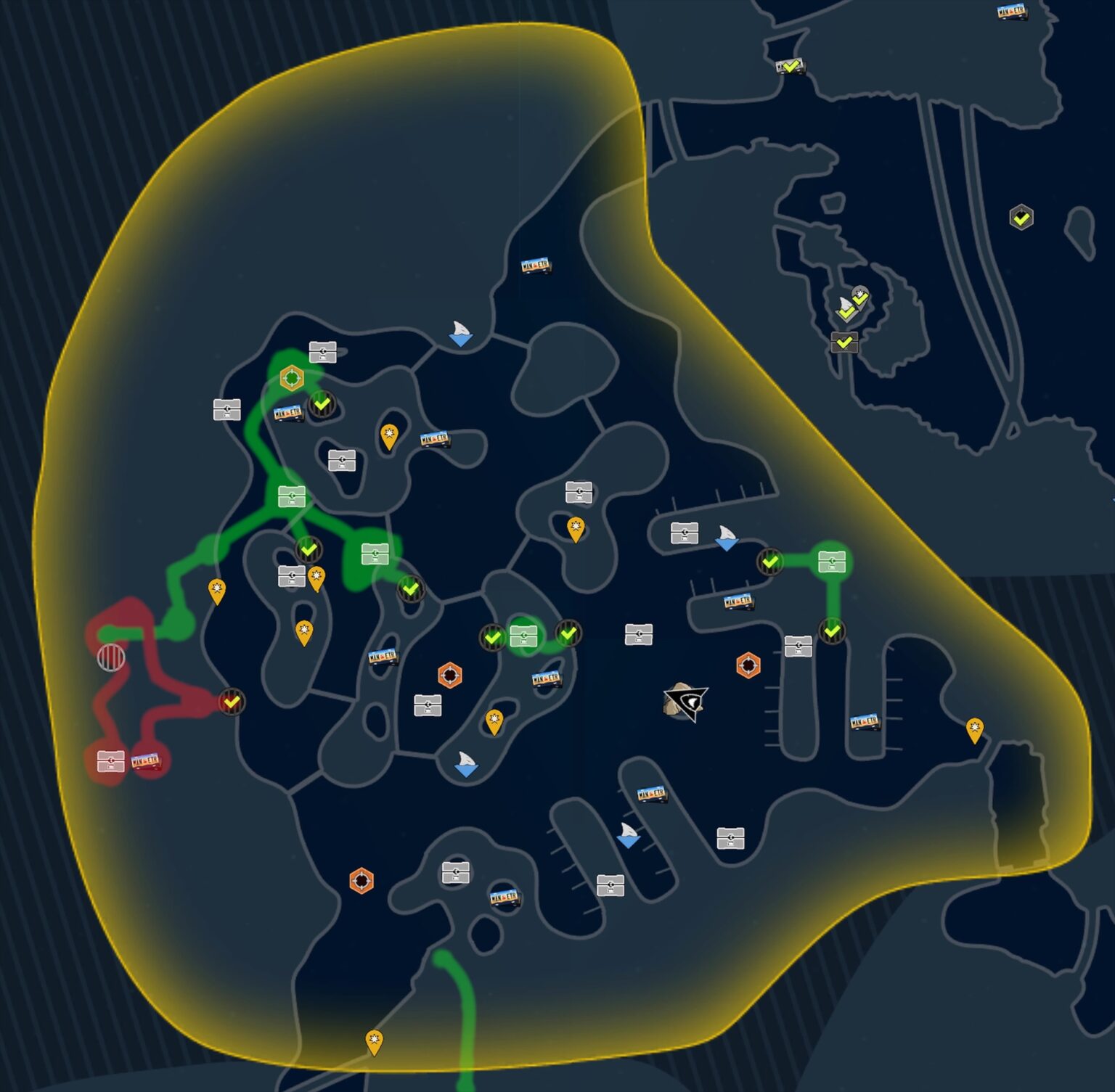 [Maneater]Map of each item and how to obtain it! - Milpilibrog